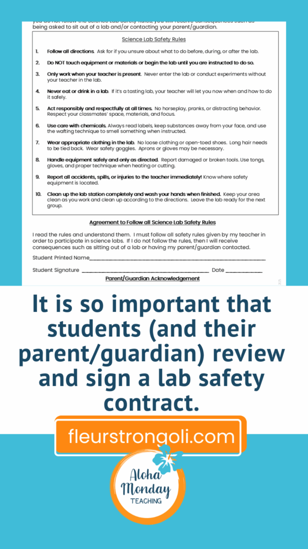 How Do I Make Sure My Students Follow Science Safety Lab Rules? - Aloha ...