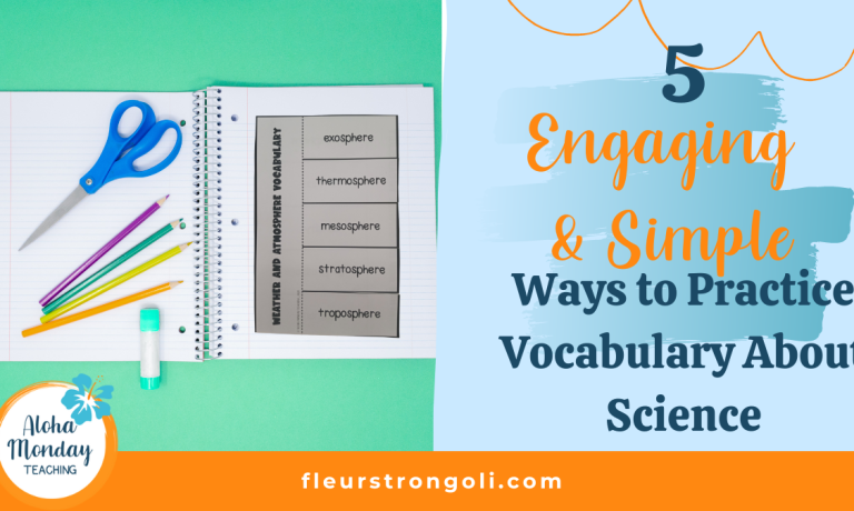 5 Engaging and Simple Ways to Practice Vocabulary About Science - Aloha ...